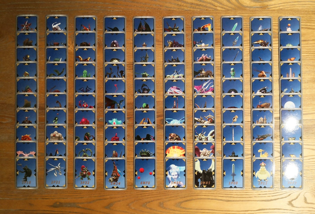 Full Deck Tetra Master FFIX Free International Delivery FANART - Etsy