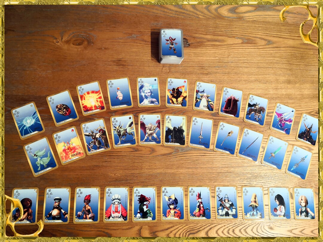 Final Fantasy IX Triple Triad Deck – FF9 Card Game | 110 Handmade ...