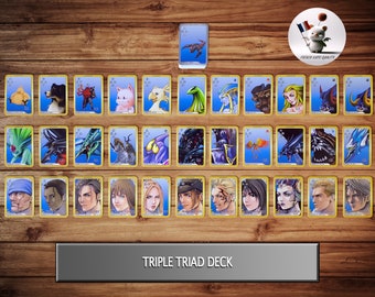 Full Playable Deck Triple Triad FFXIV Heavensward Collection Free ...