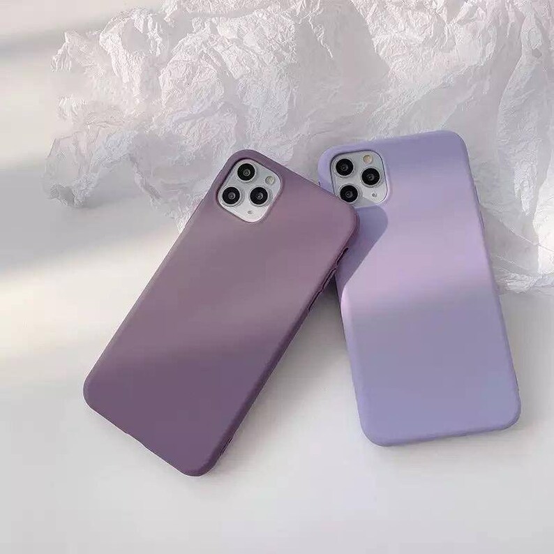 Cute Pretty Soft Lavender Purple Pastel Matte Case for Iphone - Etsy