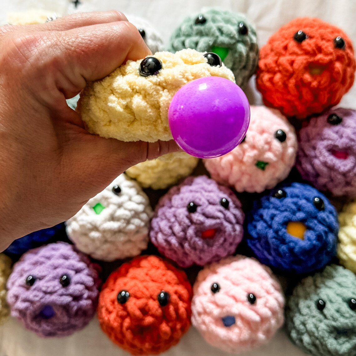 READY TO SHIP - Crochet Stress Blob - Etsy