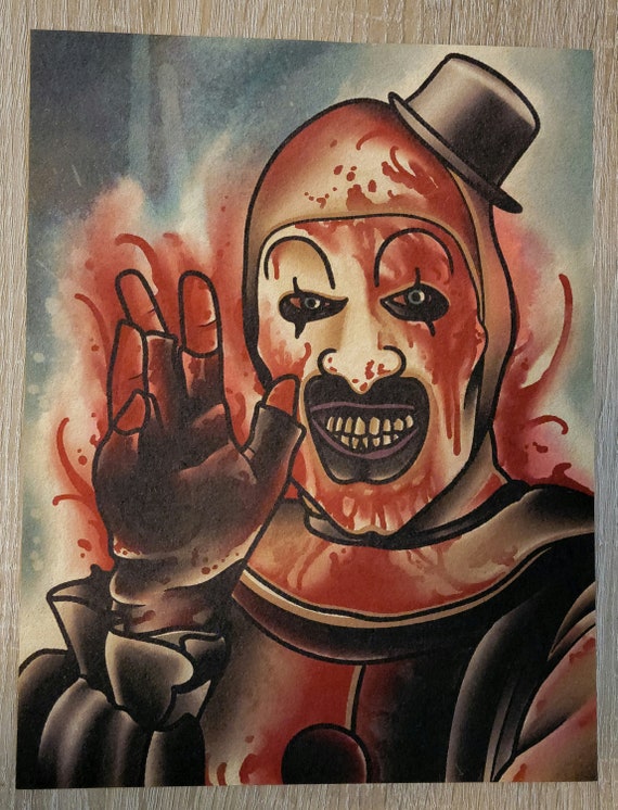 Clown Tattoo Flash Art