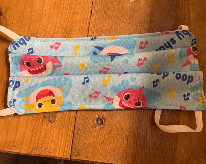 Baby Shark Face Mask - Etsy