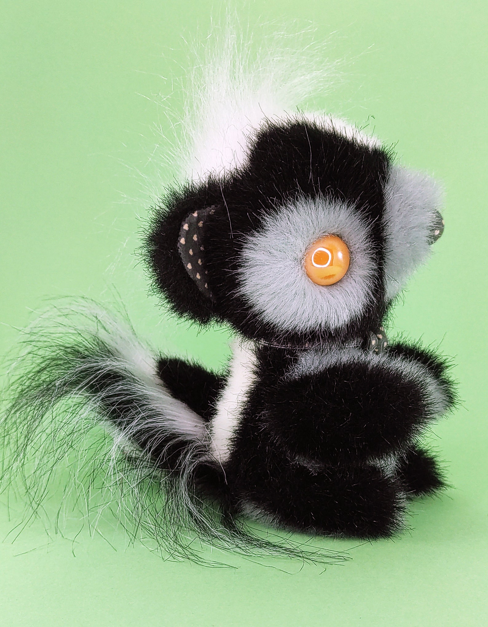 Stuffed Skunk Toy Happy Skunk Skunk Animal Toy Funny Skunk | Etsy