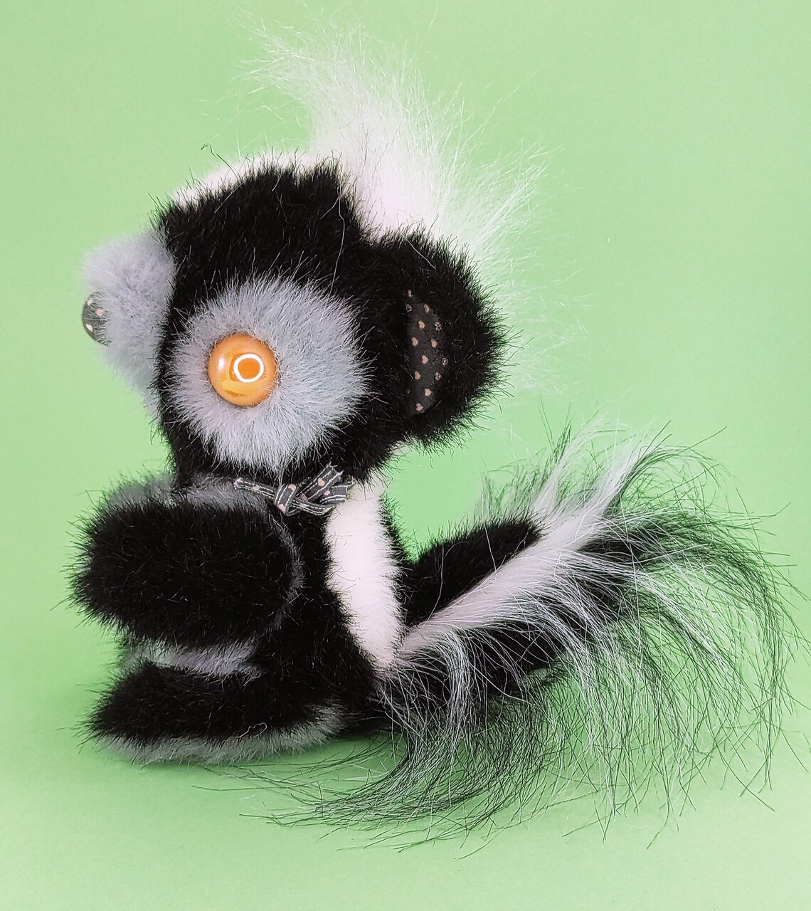 Stuffed Skunk Toy Happy Skunk Skunk Animal Toy Funny Skunk | Etsy