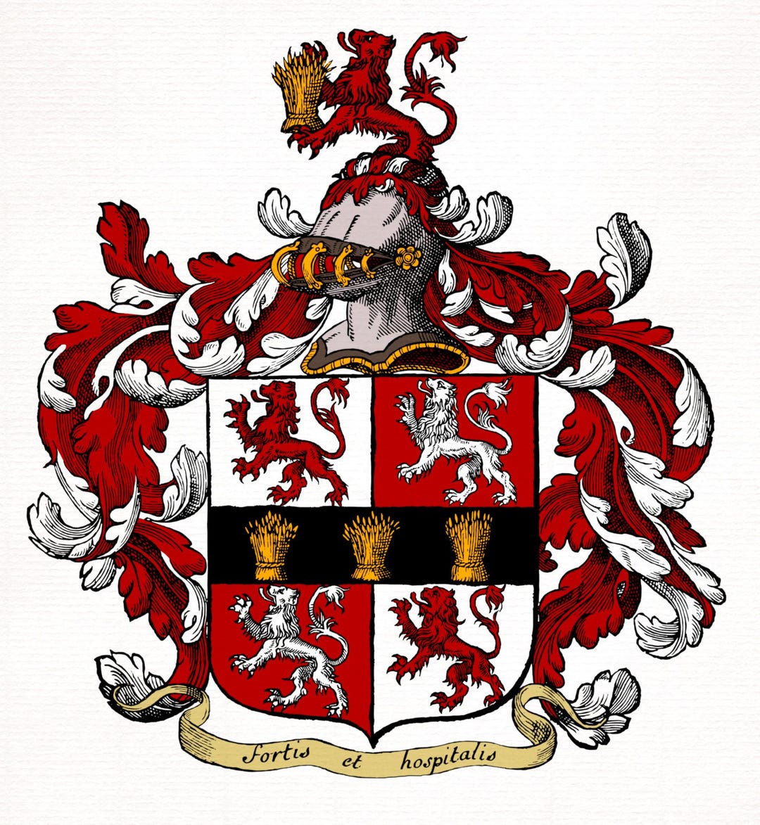 MURPHY of Muskerry - Clan - Coat of Arms - 16th/17th Century Style in ...