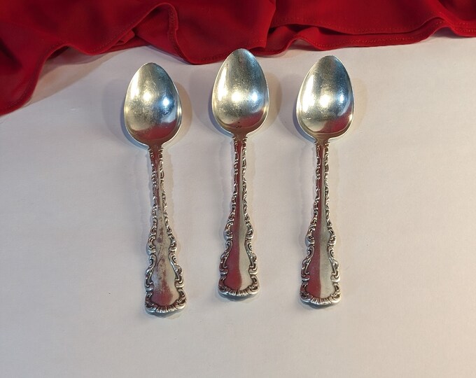 Birks Louis XV Pattern Sterling Spoons Set of 3 Pieces 1890 925 Tea ...