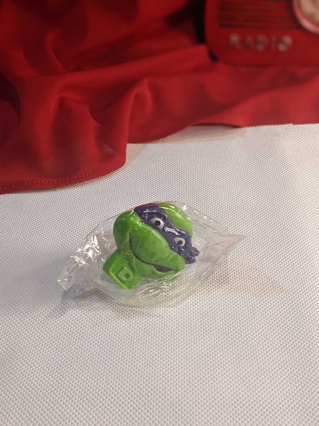 TMNT Cereal Box Toy Rin Donatello Plastic Collectible Ring in Original ...