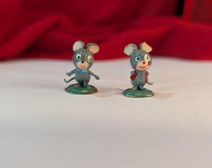 Marx Mini Toy Set Dixie and Pixie From Huckleberry Hound 1960's ...