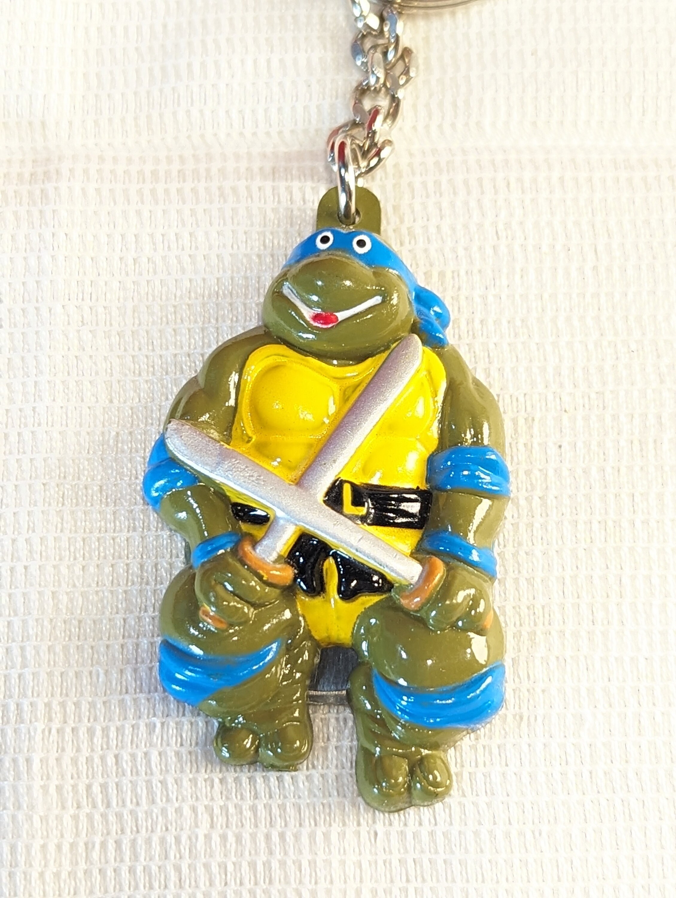 TMNT Keychain Teenage Mutant Ninja Turtle Figure Leonardo - Etsy