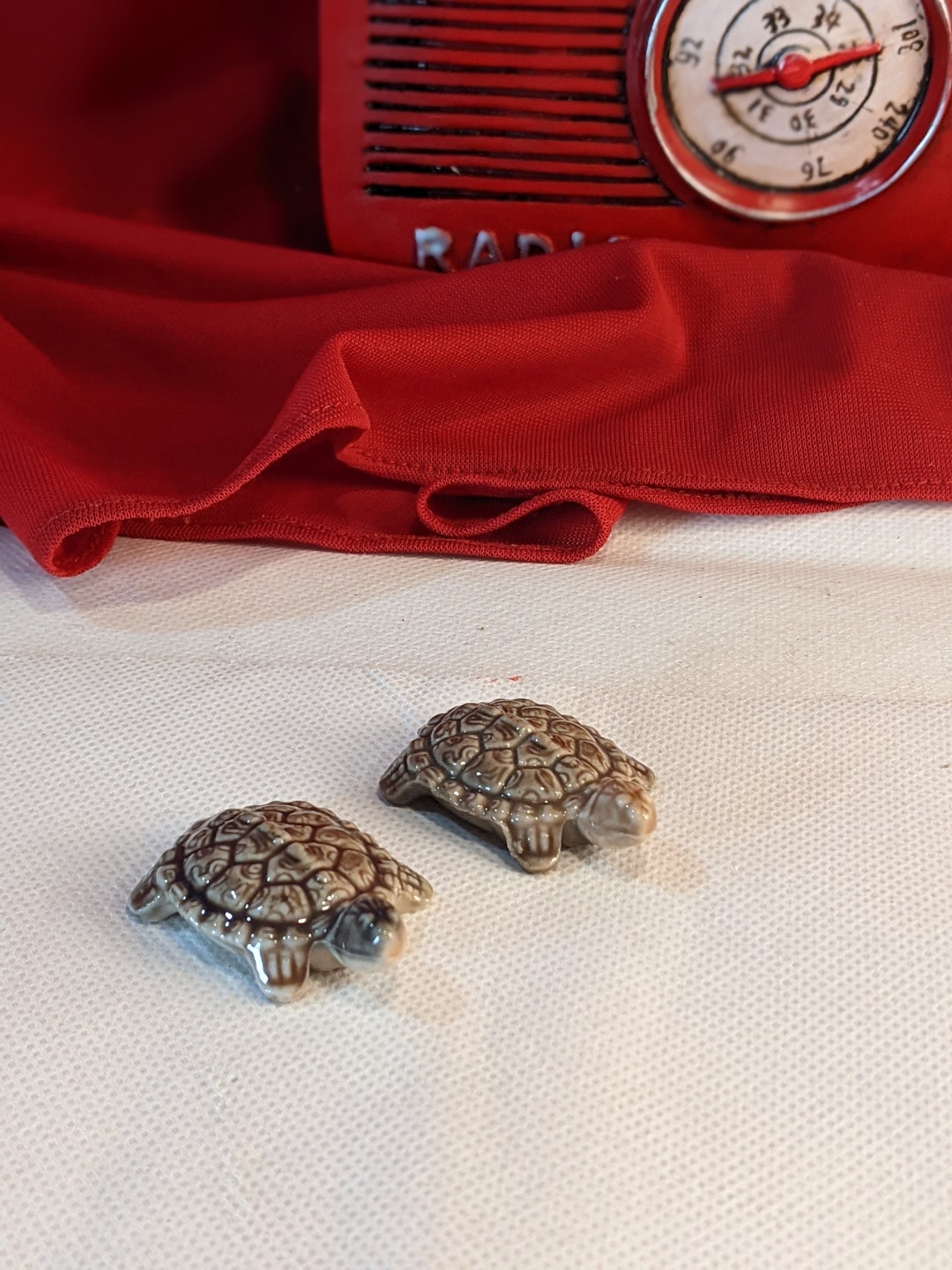 Wade England Red Rose Tea Turtle Figurines Glazed Trotoise or Turtles ...