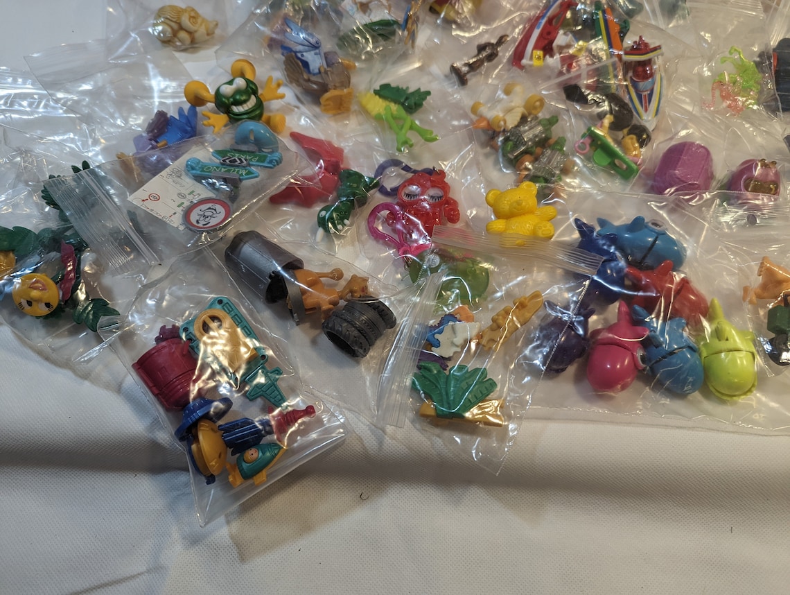 Kinder Surprise Plastic Toys and Wood Toy Collection 89 Pieces - Etsy