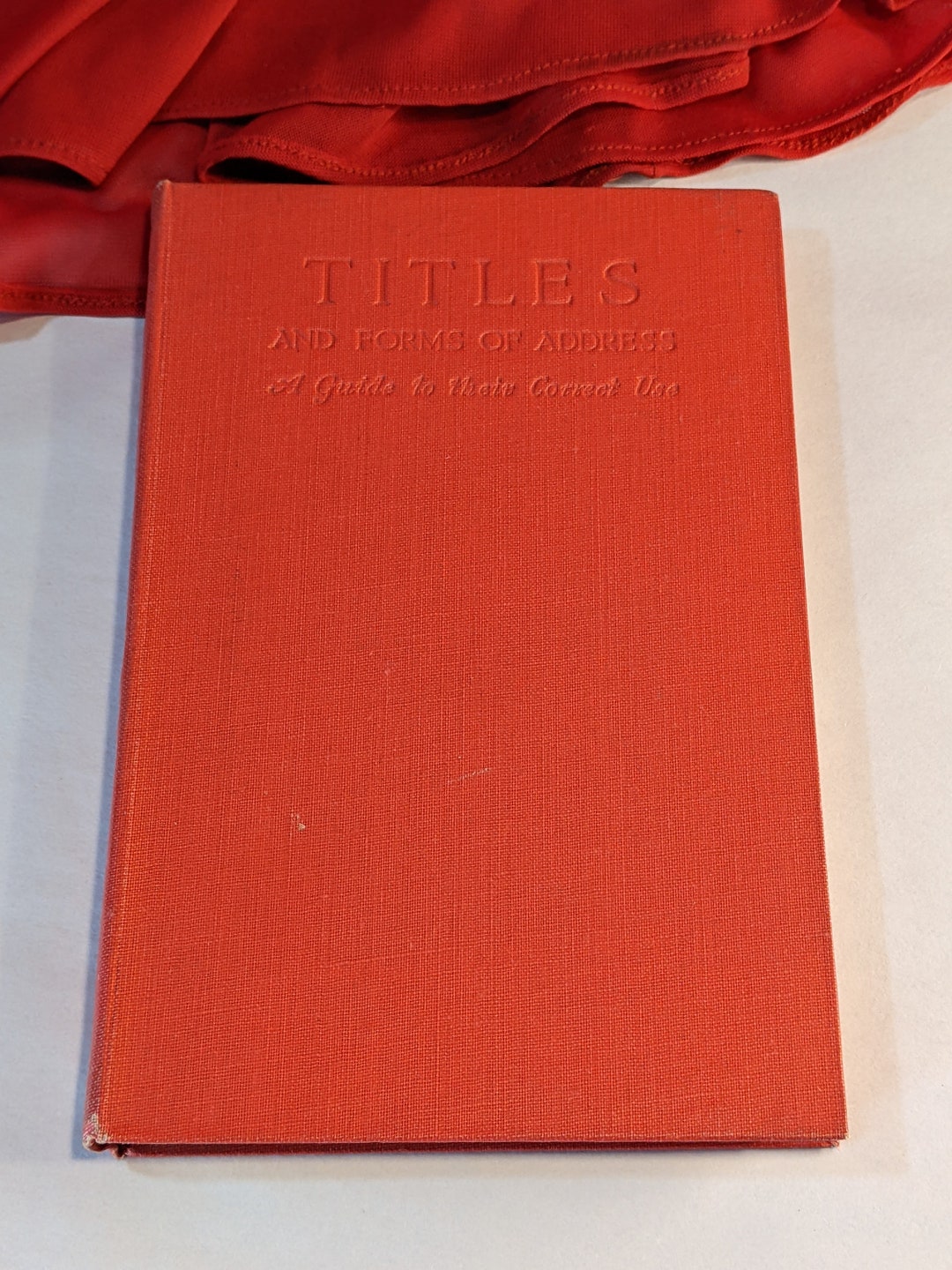 Titles and Forms of Address A Guide to Their Correct Use Hard Cover ...