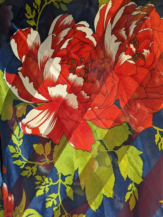 Silk or Silk Blend Sheer Formal Scarf Head Scarf Shaw… - Gem