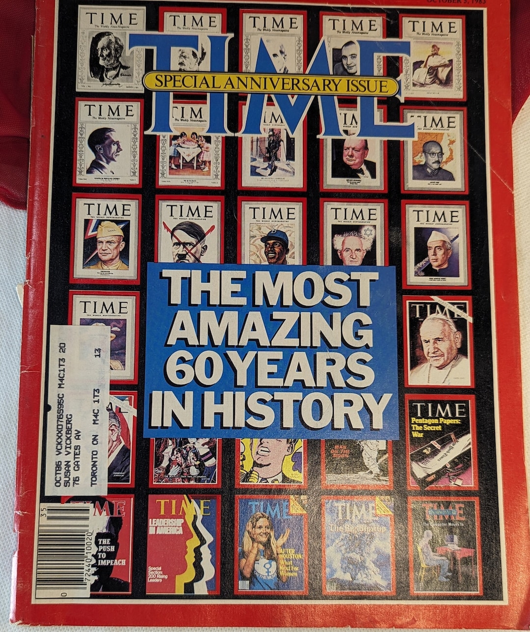 Time Magazine Special Anniversary Edition October 1983 - Etsy