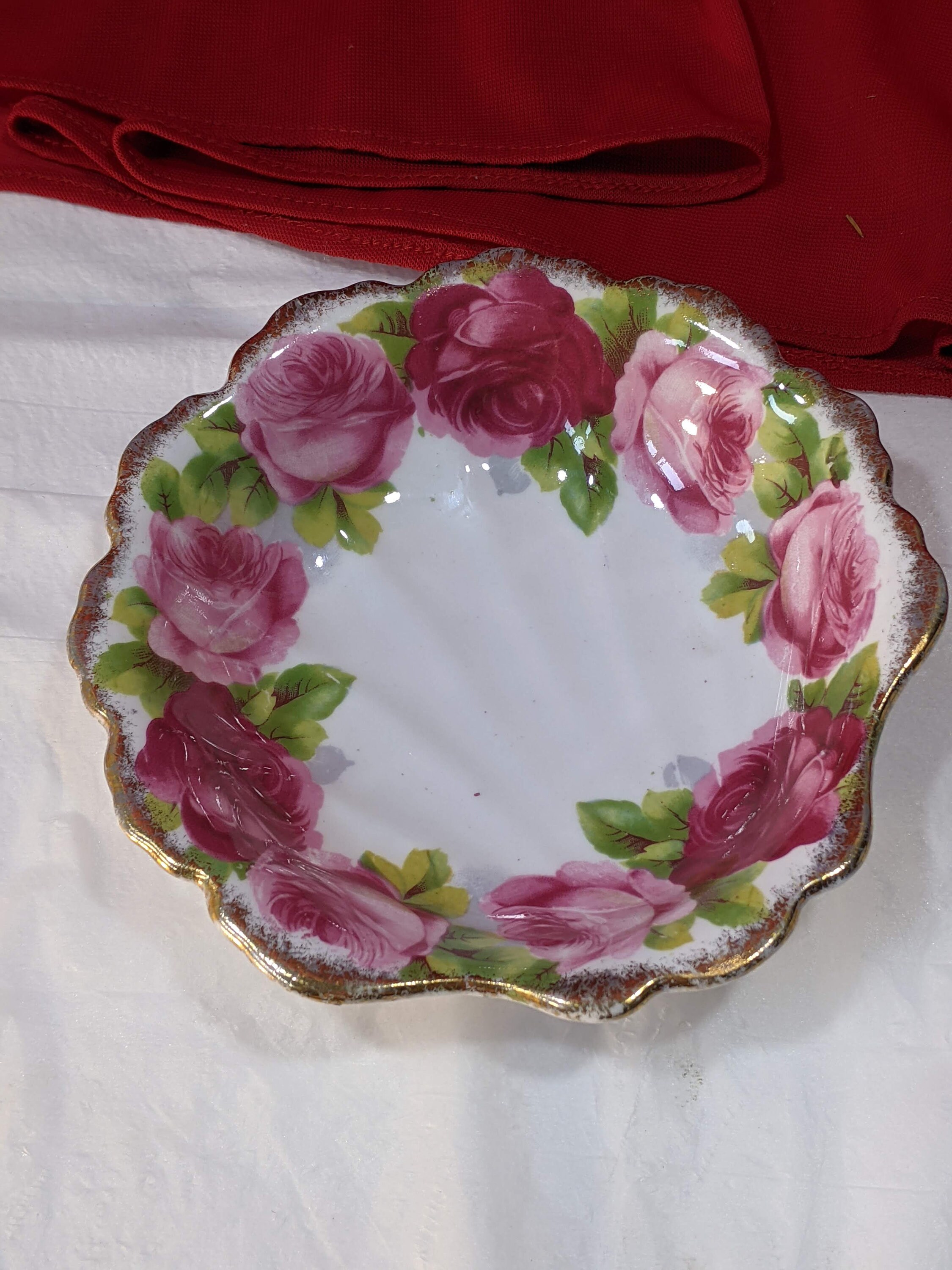 Royal Albert Old English Rose Fine Bone China Shell Shaped - Etsy