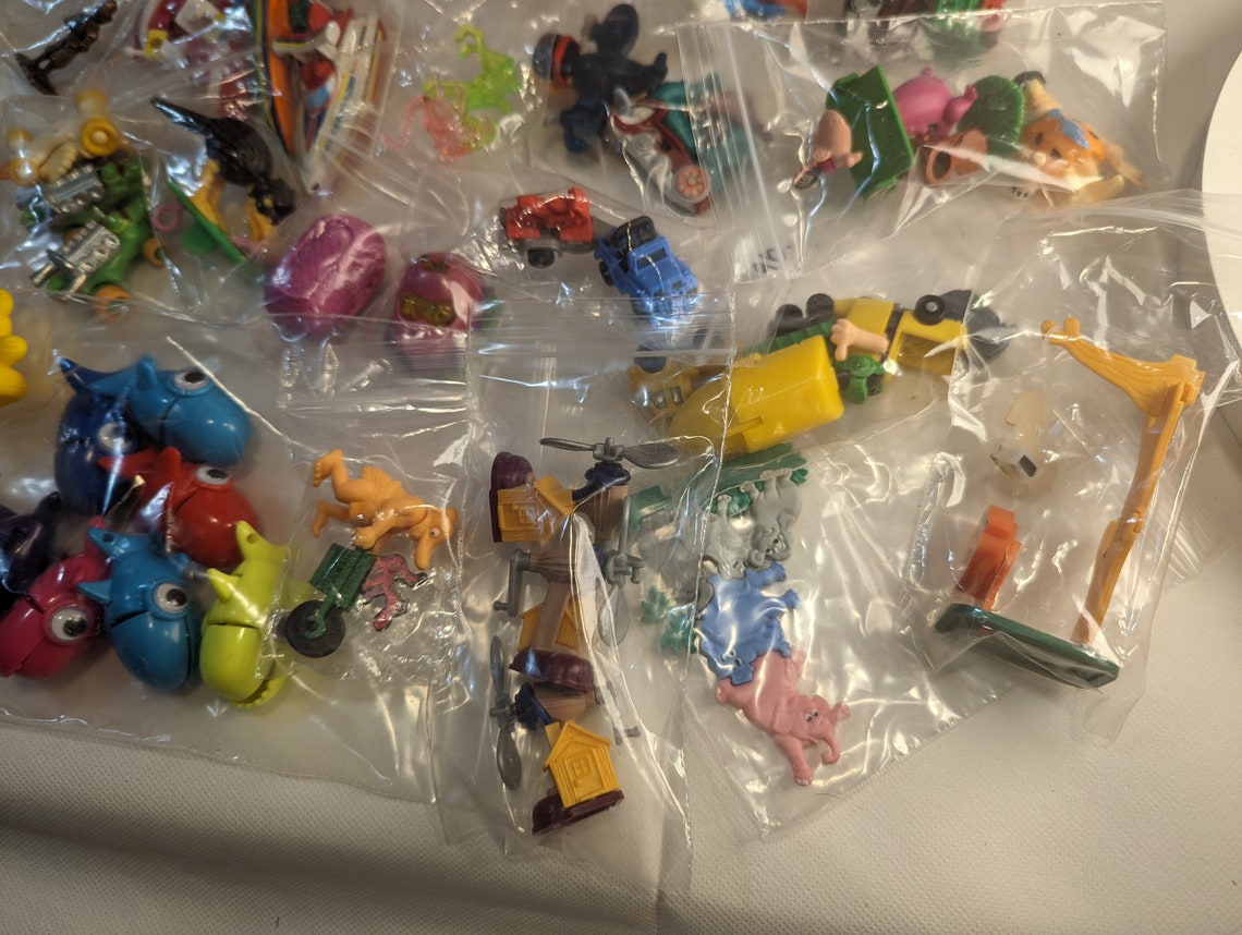 Kinder Surprise Plastic Toys and Wood Toy Collection 89 Pieces - Etsy