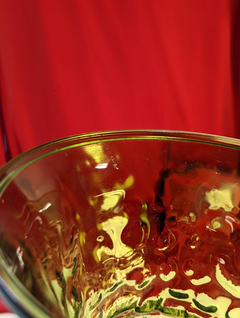 Crinkle Glass Green E O Brody Flower Vase Deep Green Art Glass - Etsy