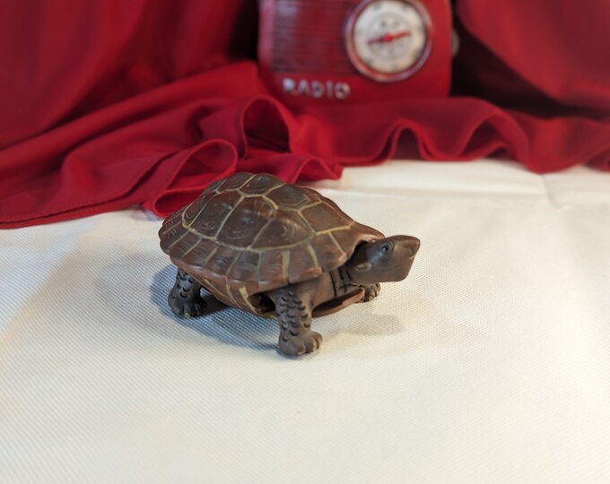 Art Pottery Articulated Turtle Sculpture Hand Built Tortoise Figure ...