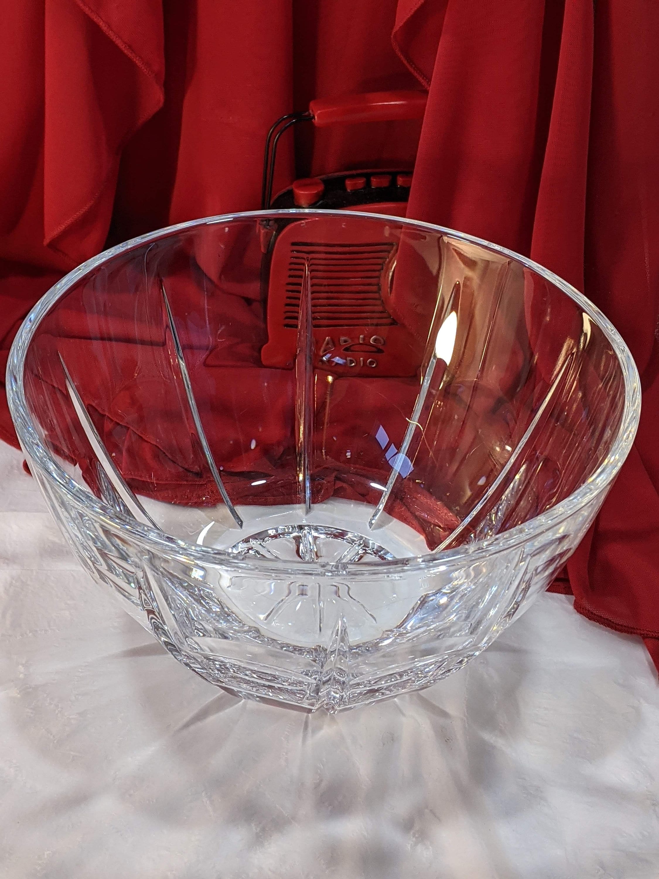 Cut Lead Crystal Serving Bowl, Elegant Tableware, 8 Inch - Etsy