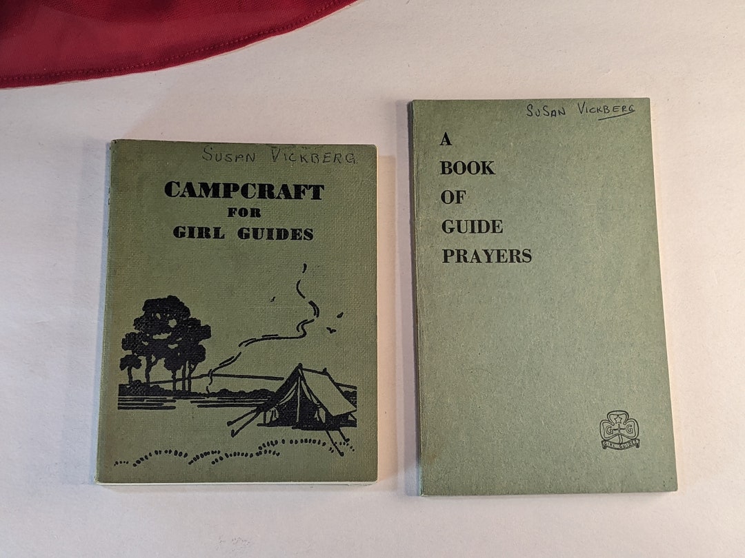 A Book of Guide Prayers 1968 Campcraft for Girl Guides 1966 Vintage ...