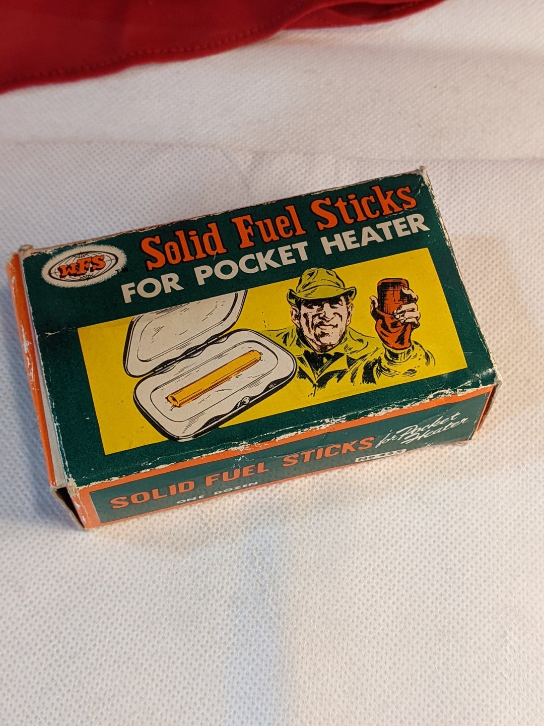 WFS Fuel Sticks H455 Vintage Collectible Camping Supply Hand Warmer Fuel Sticks Cardboard Box 8/ ...