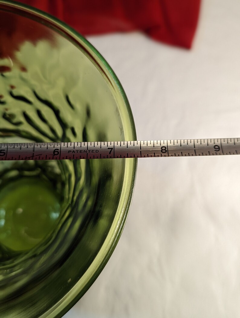 Crinkle Glass Green E O Brody Flower Vase Deep Green Art Glass - Etsy