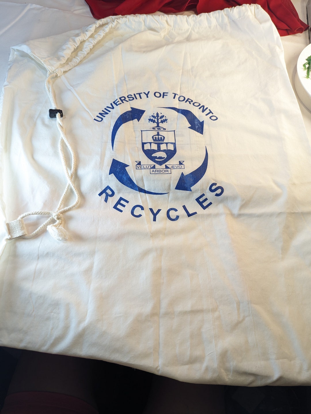 University of Toronto Laundry Bag Cotton Recycle Program Origins ...
