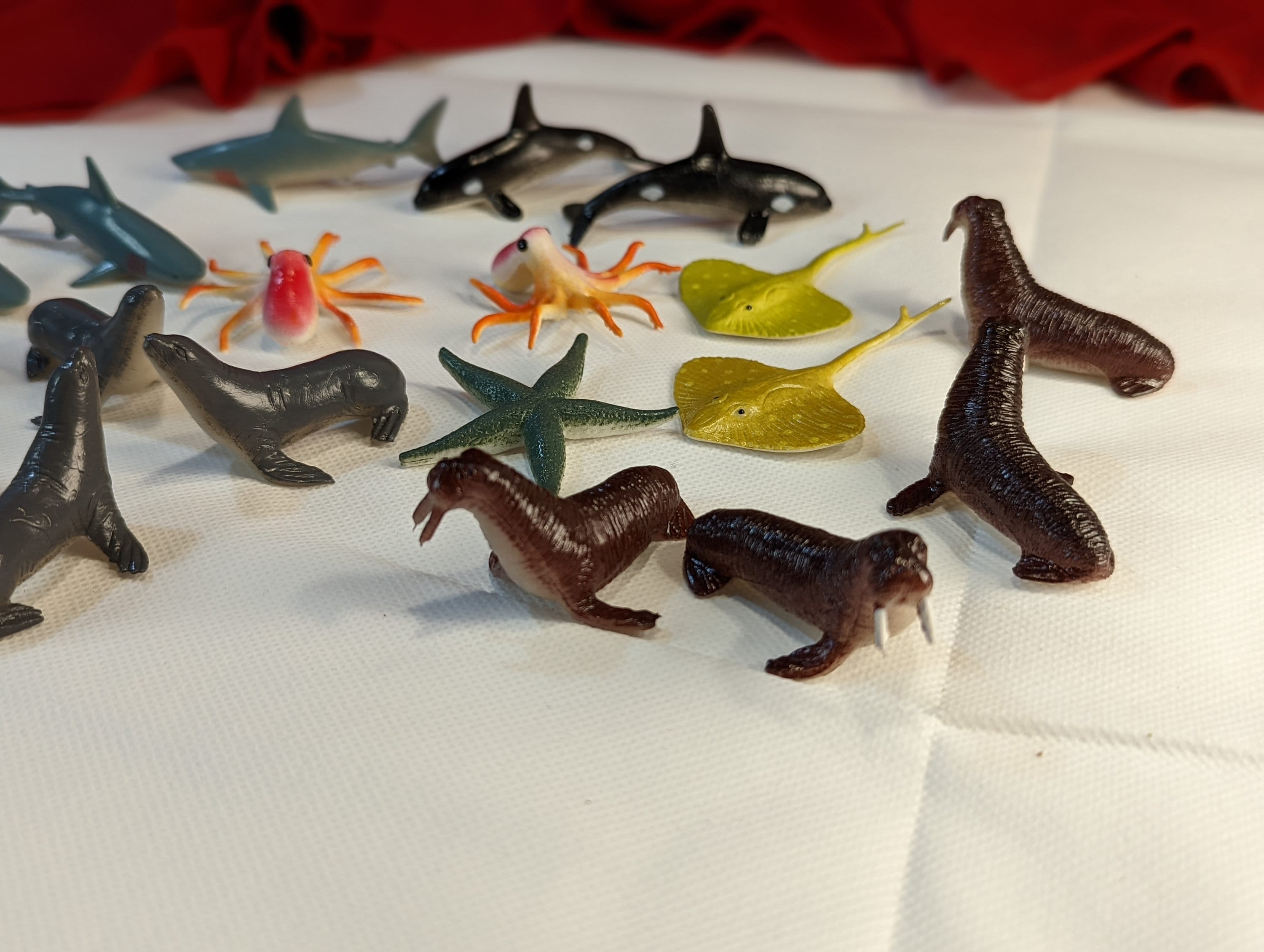 Plastic Rubber Sea Animals Creatures Painted Rubber Wild Life - Etsy