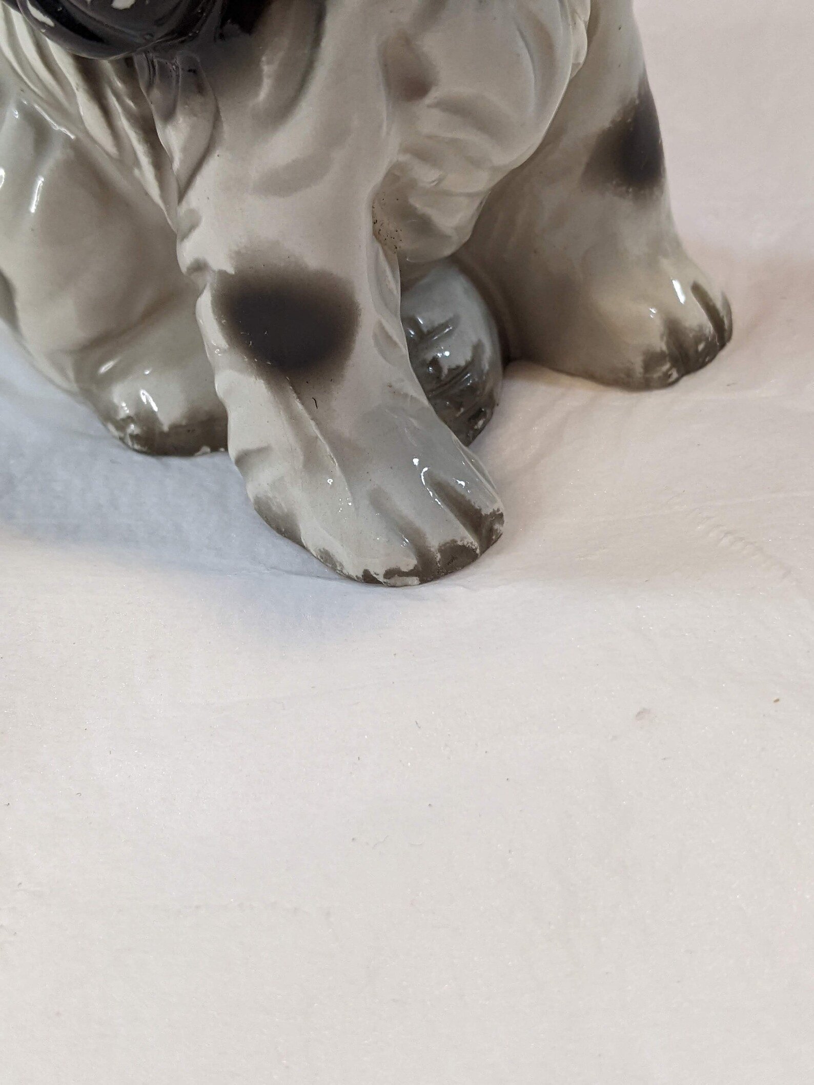 Japan Porcelain King Cocker Spaniel Porcelain Figurine Hand Painted ...