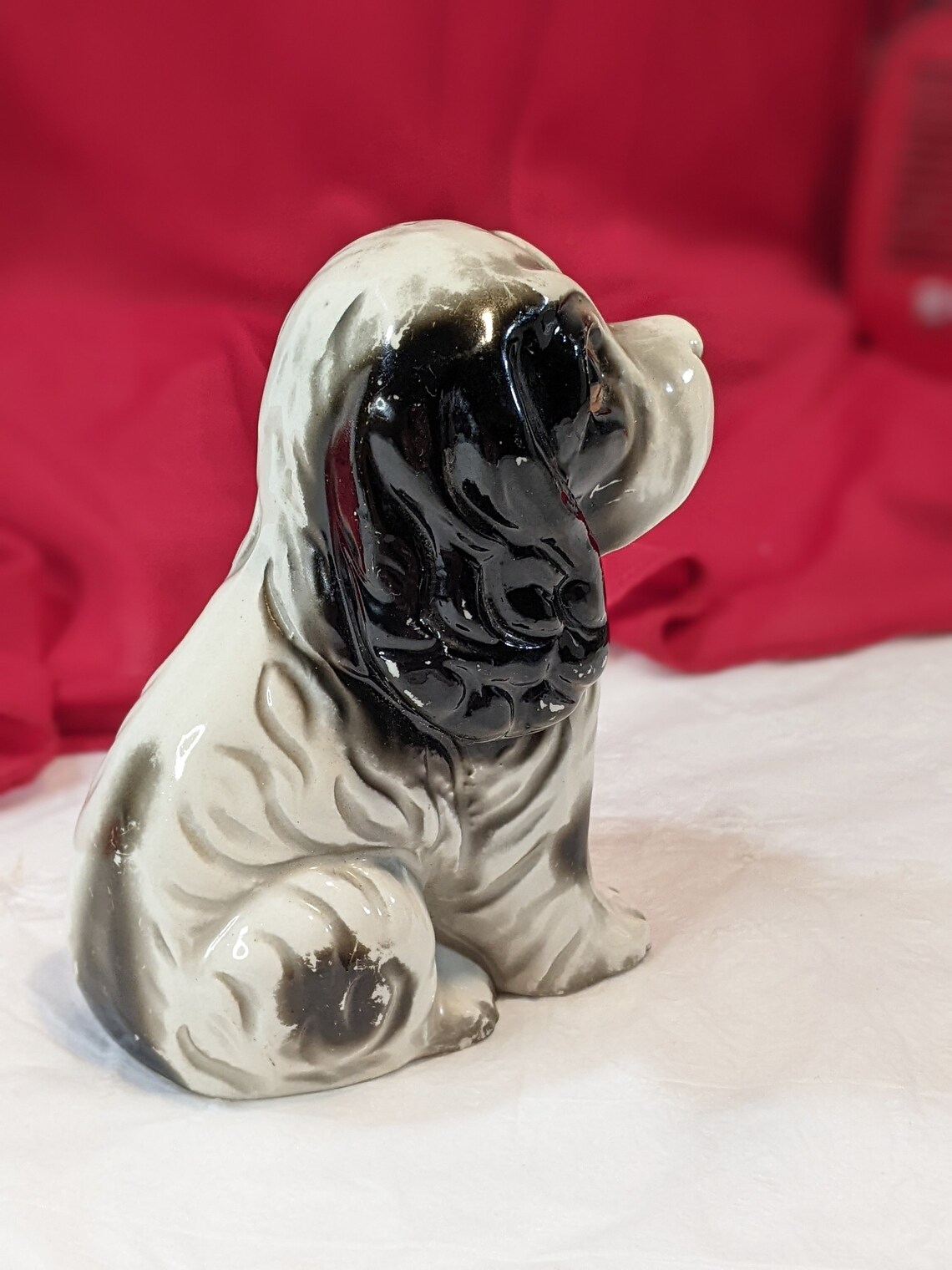 Japan Porcelain King Cocker Spaniel Porcelain Figurine Hand Painted ...