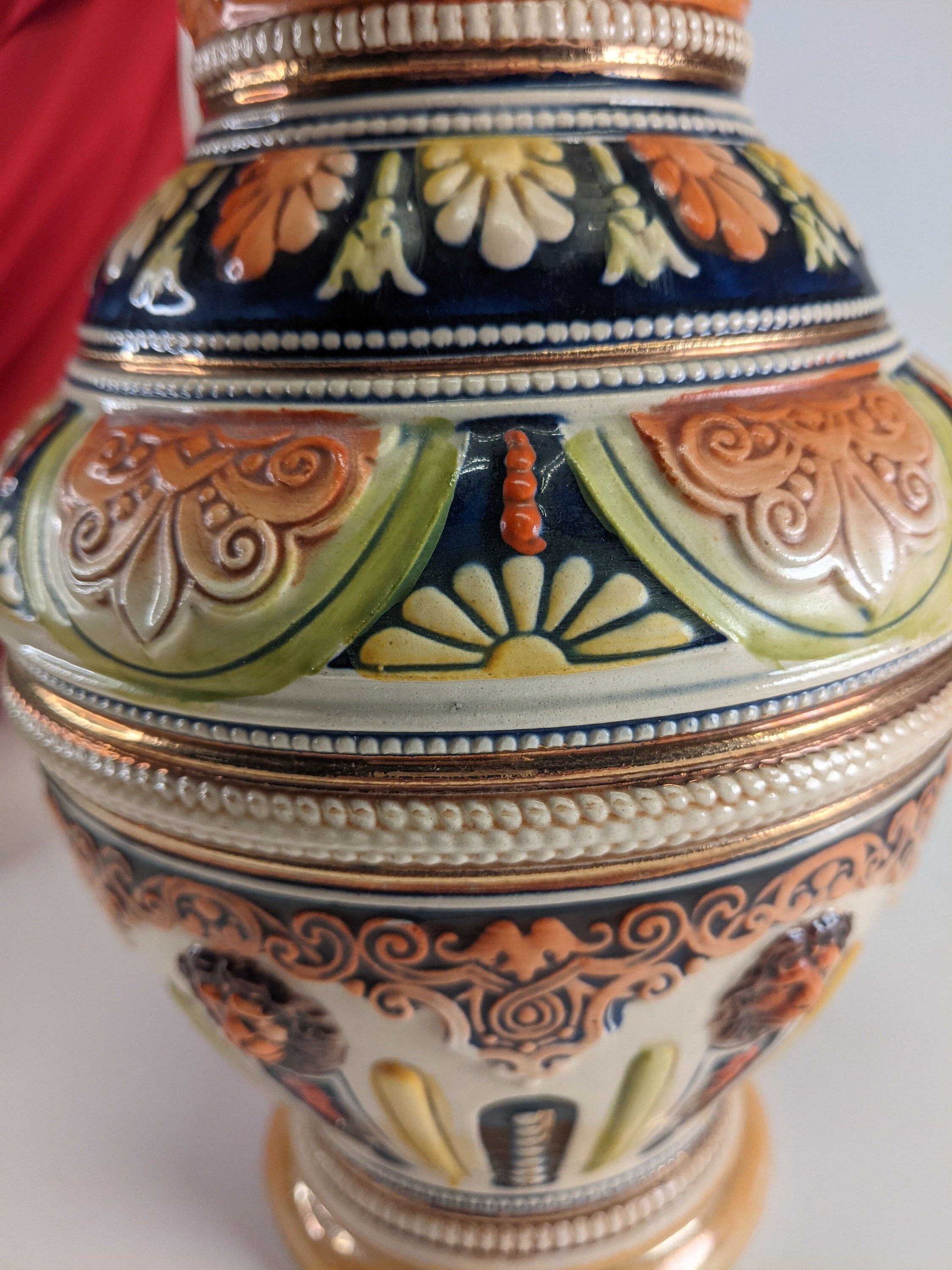 Marzi and Remy Wester Wald beer stein lusterware orange | Etsy