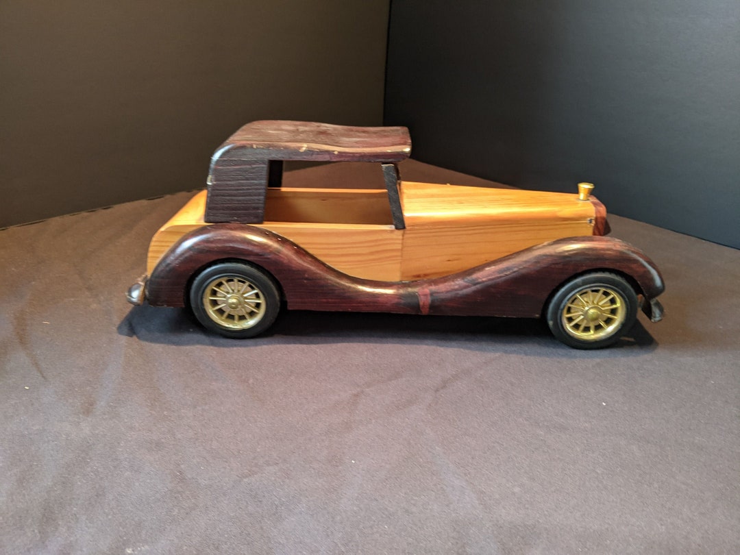 Wood Roadster Car Decoration, Hand Made, Vintage Collector Piece - Etsy