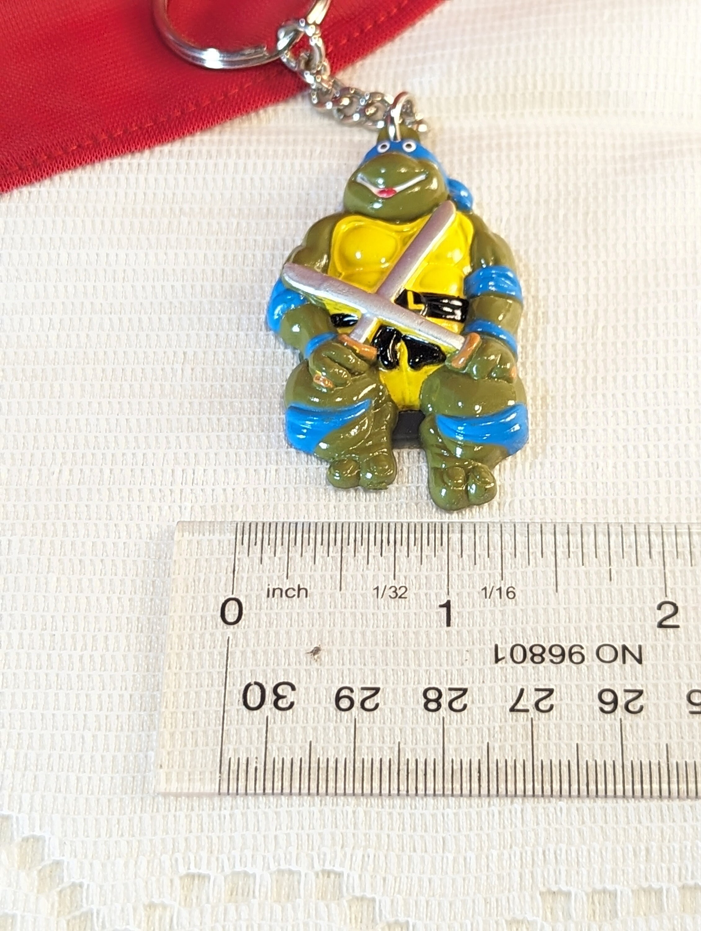 TMNT Keychain Teenage Mutant Ninja Turtle Figure Leonardo - Etsy