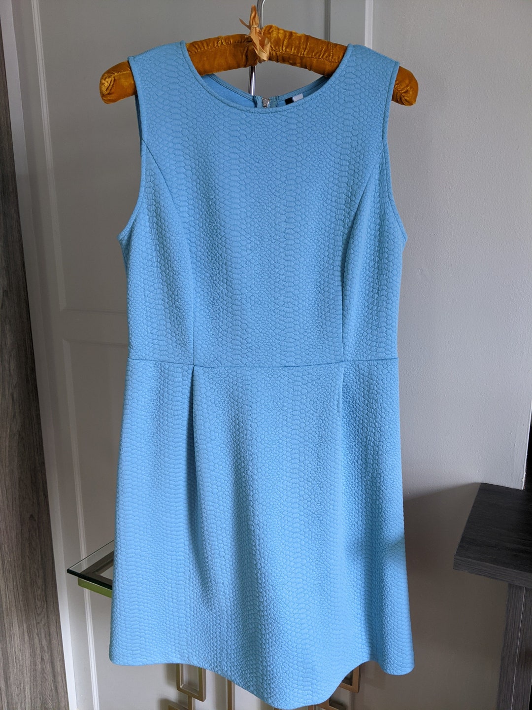 Women's Blue Summer Dress Sleeveless Ladies Sun Dress - Etsy UK