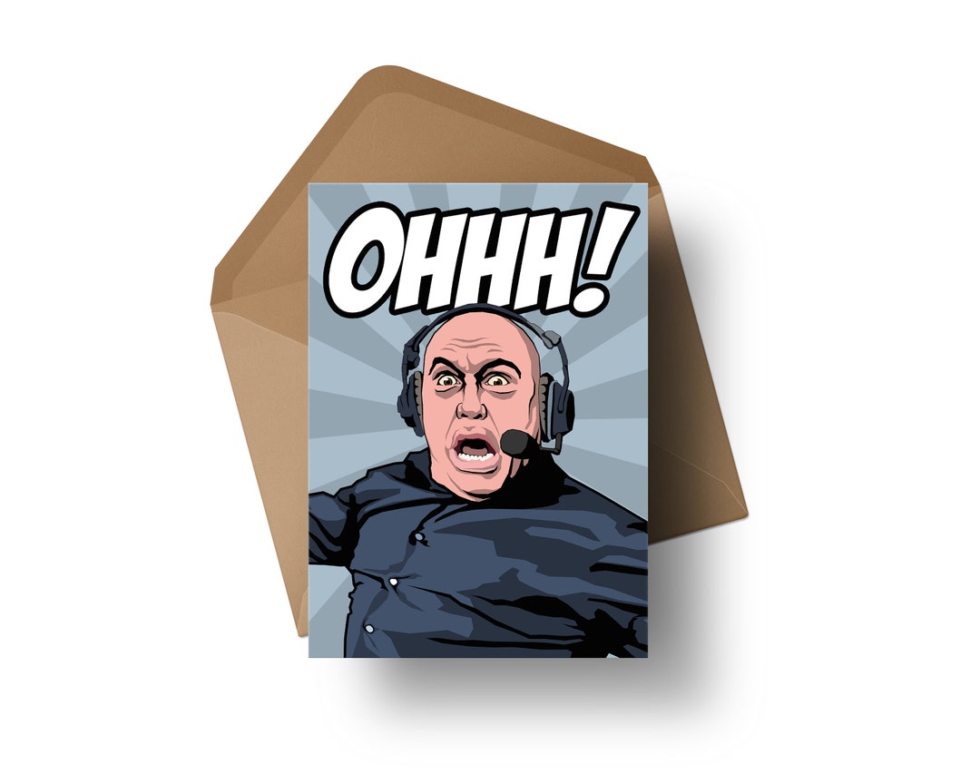 UFC Commentator - Joe 'OHHH!' Rogan | Greeting Card - Etsy