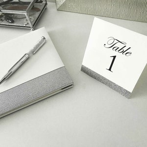 Personalised Party Table Seating Planner Cards for Weddings Birthdays ...