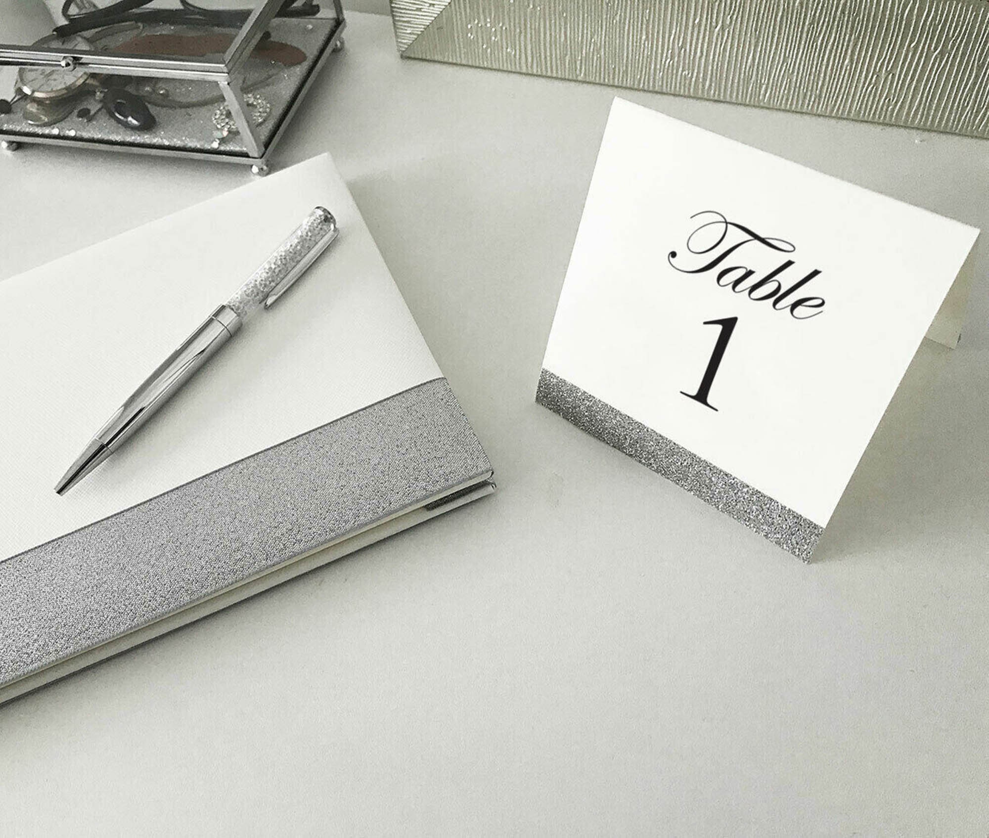 Personalised Party Table Seating Planner Cards for Weddings Birthdays ...