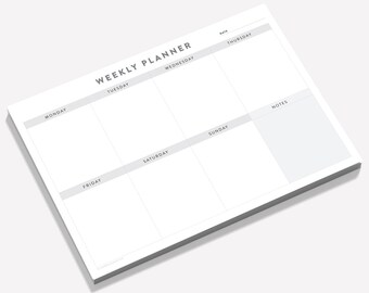 Weekly Planner Pad | Etsy