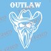 10 X 7 Outlaw Vinyl Sticker - Etsy