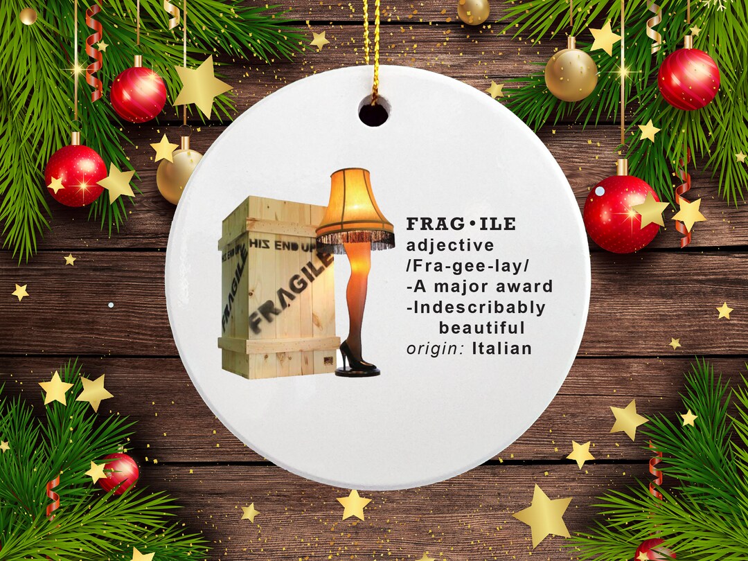 Funny Christmas Story Leg Lamp 3 X 3 Christmas Ornament Etsy