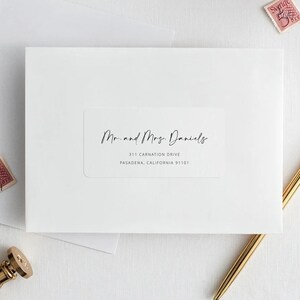 Wedding Address Labels Template: Printable Envelope Stickers - Etsy