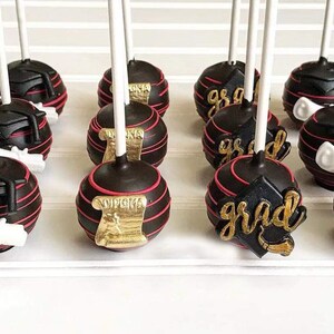 Graduation Cake Pops, Grad Gifts, Class of 2025 - Etsy