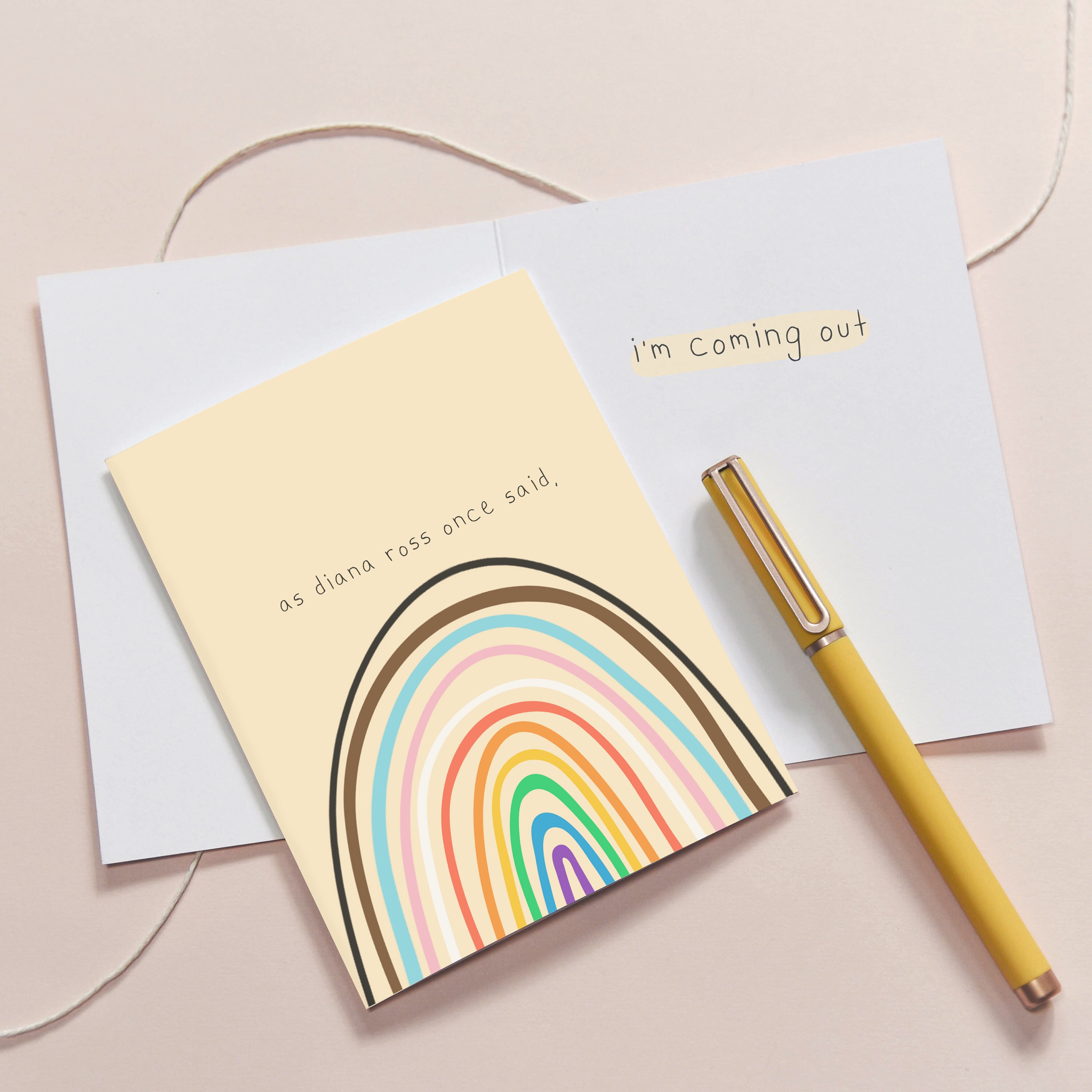 Diana Ross i'm Coming Out Greeting Card LGBT - Etsy