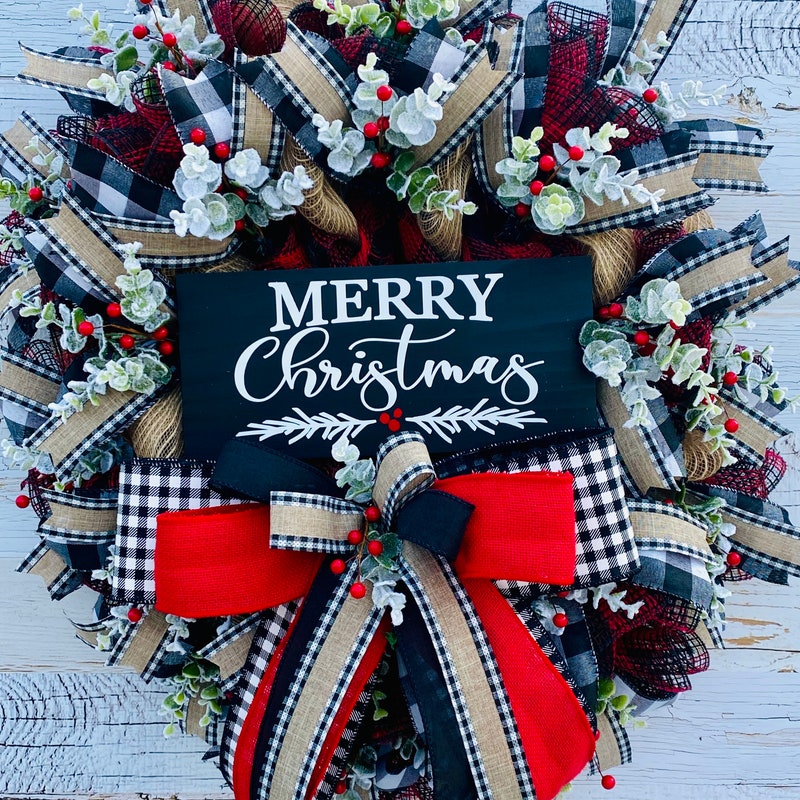 Buffalo Check Christmas - Etsy
