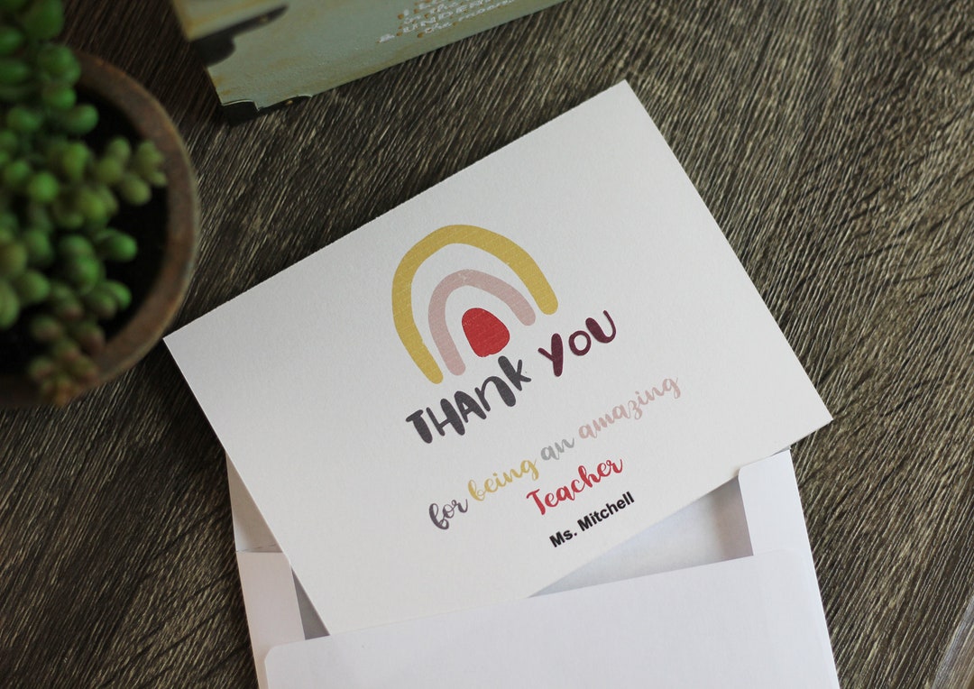 Printable Card, Editable PDF File, Thank You Card, Instant Download ...