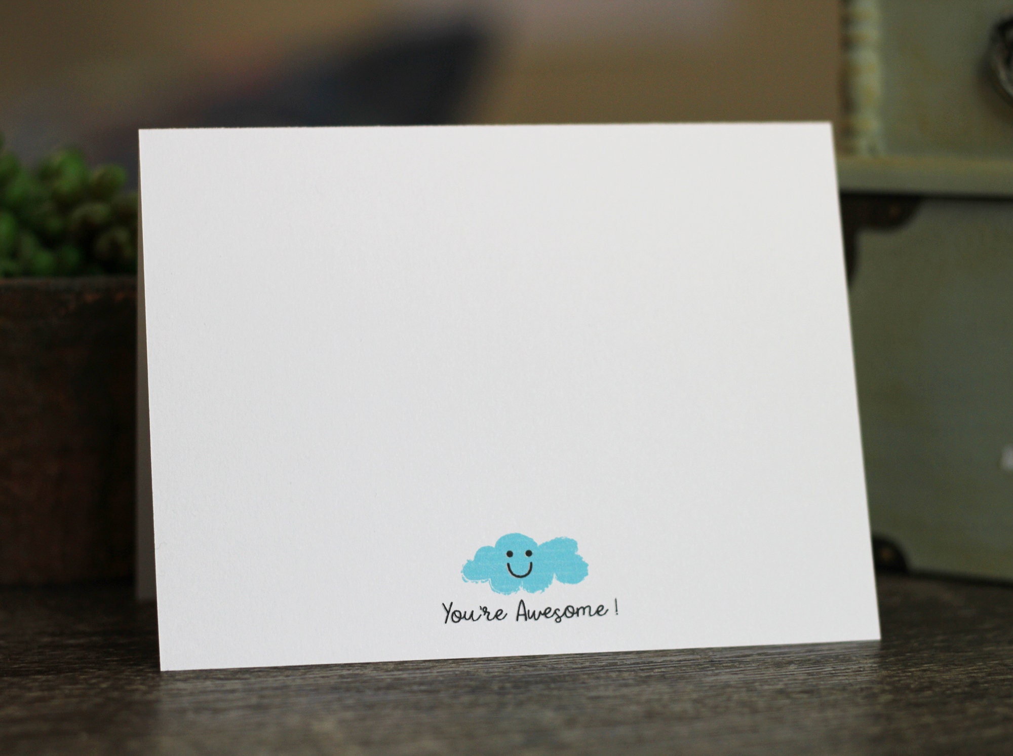 Printable Card, Editable PDF File, Thank You Card, Instant Download ...