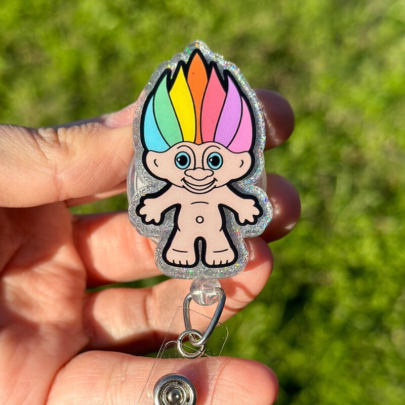 Troll Doll Keychain - Etsy