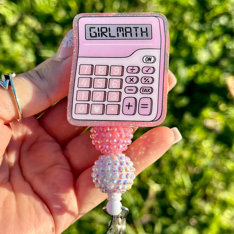 Calculator Keychain - Etsy