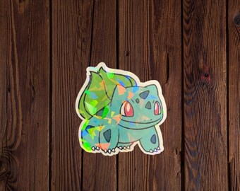 Bulbasaur Sticker Pokemon Sticker Bulbasaur Pokemon Vinyl - Etsy